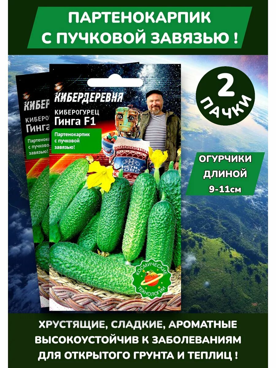 Огурец Гинга Кибердеревня, 2 пакета