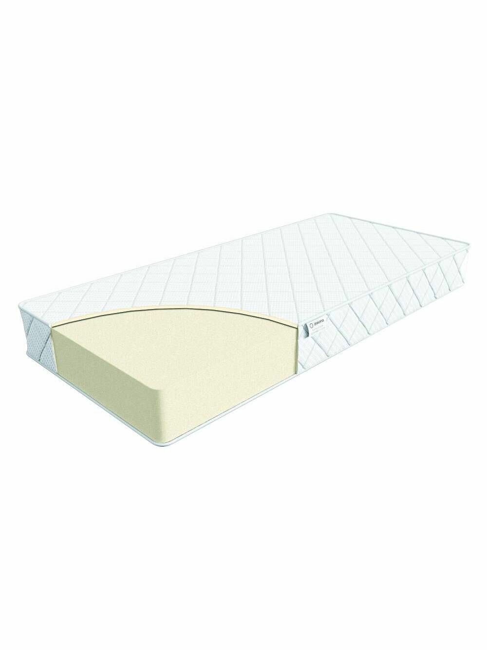 Матрас беспружинный в скрутке Trend Roll 200х090 см, 1 шт, белый