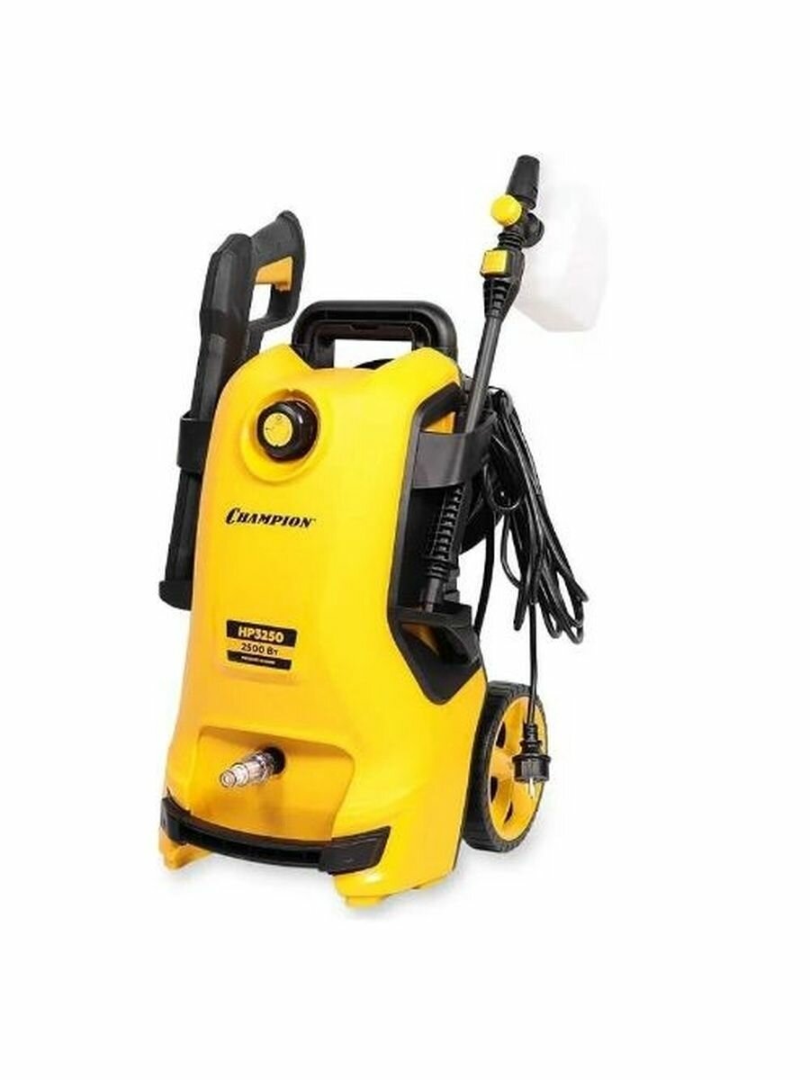 Мойка высокого давления CHAMPION HP3250 (2.5кВт, 125бар, t 40С, 6.5л/мин, 11.2кг, синхронный пеногенератор)