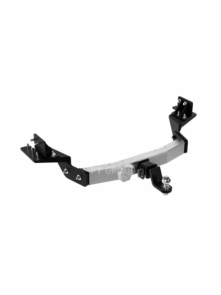 Фаркоп /съемный квадрат/ С нерж Накладкой TOYOTA Fortuner 2016-2020 (до рестайлинга)