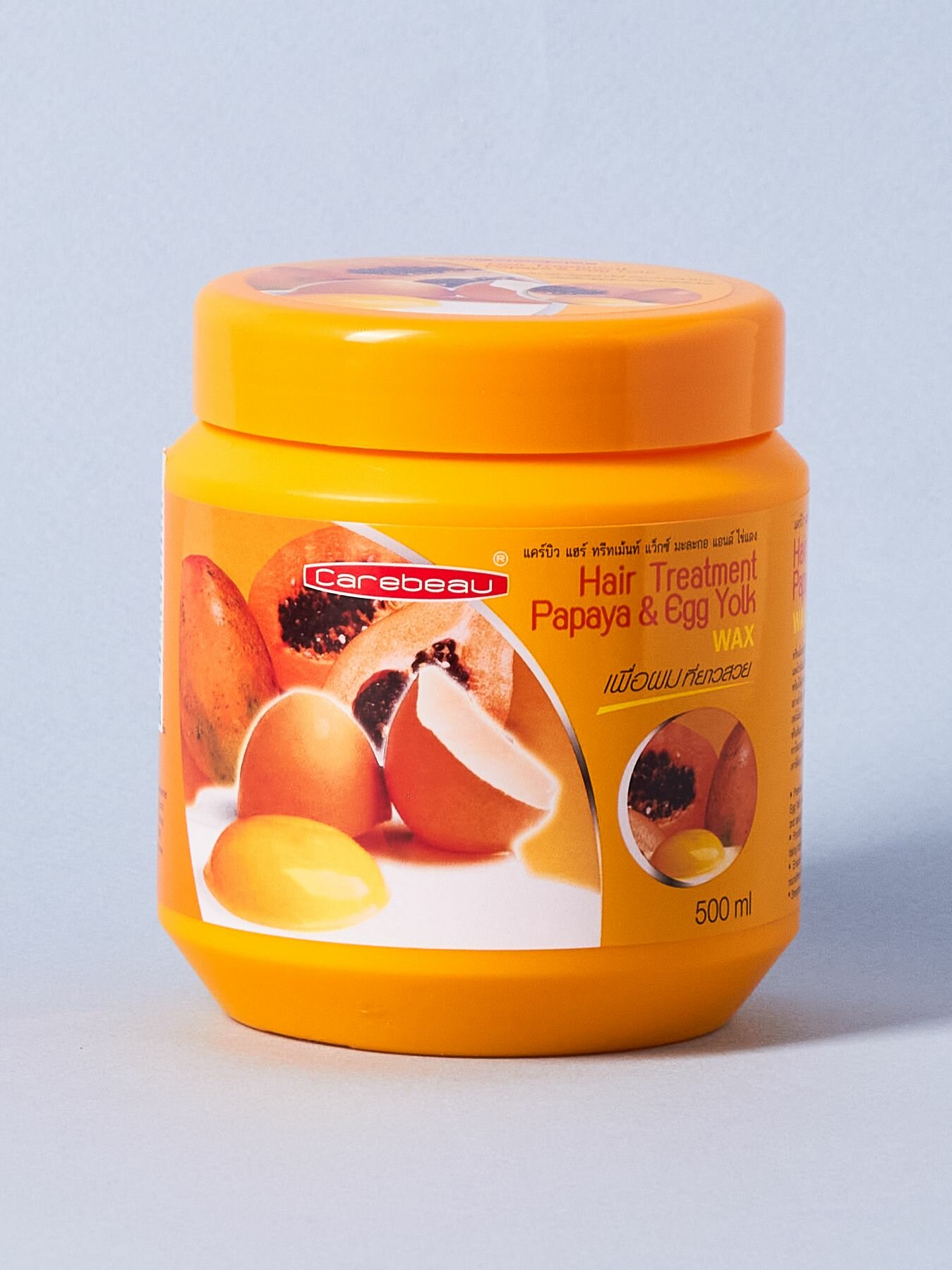 CAREBEAU Маска для волос "Папайя и Желток" 500мл Papaya & Egg Yolk Hair Treatment