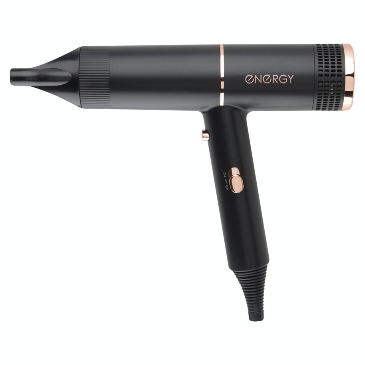 Фен "ENERGY" EN-805, мощность 1400 Вт, 2 режима работы, черный