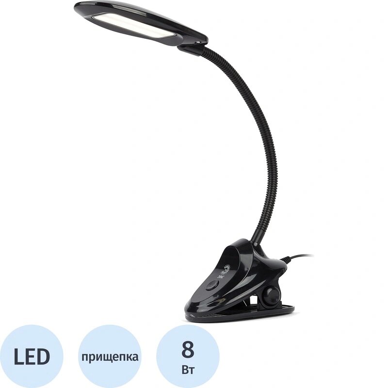 Светильник настольный ЭРА NLED-478-8W-BK черный (20/160)