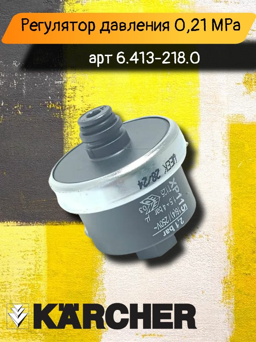 Регулятор давления 0,21 MPa, для пароочистителя Karcher SC 3 Deluxe , артикул 6.413-218.0