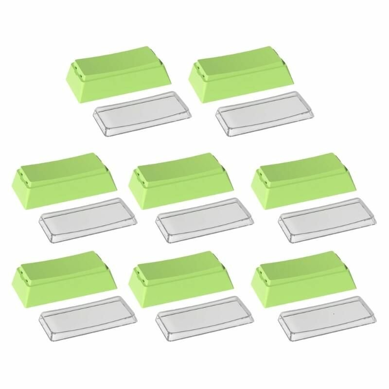 8PCS PBT Кейкапы 2U для Механических Клавиатур, Светло-зеленый