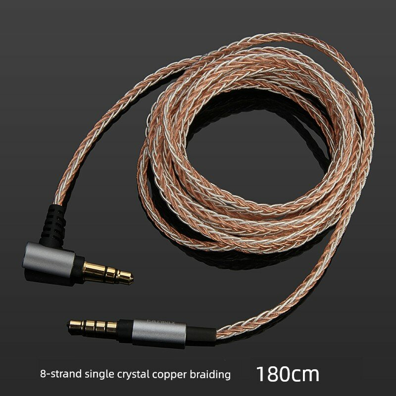 Earmax SONY MDR-1A MSR7 MV1 1000xm5 SHP9500 монокристаллический медный кабель для наушников 3,5 мм 8 прядей, смешанные