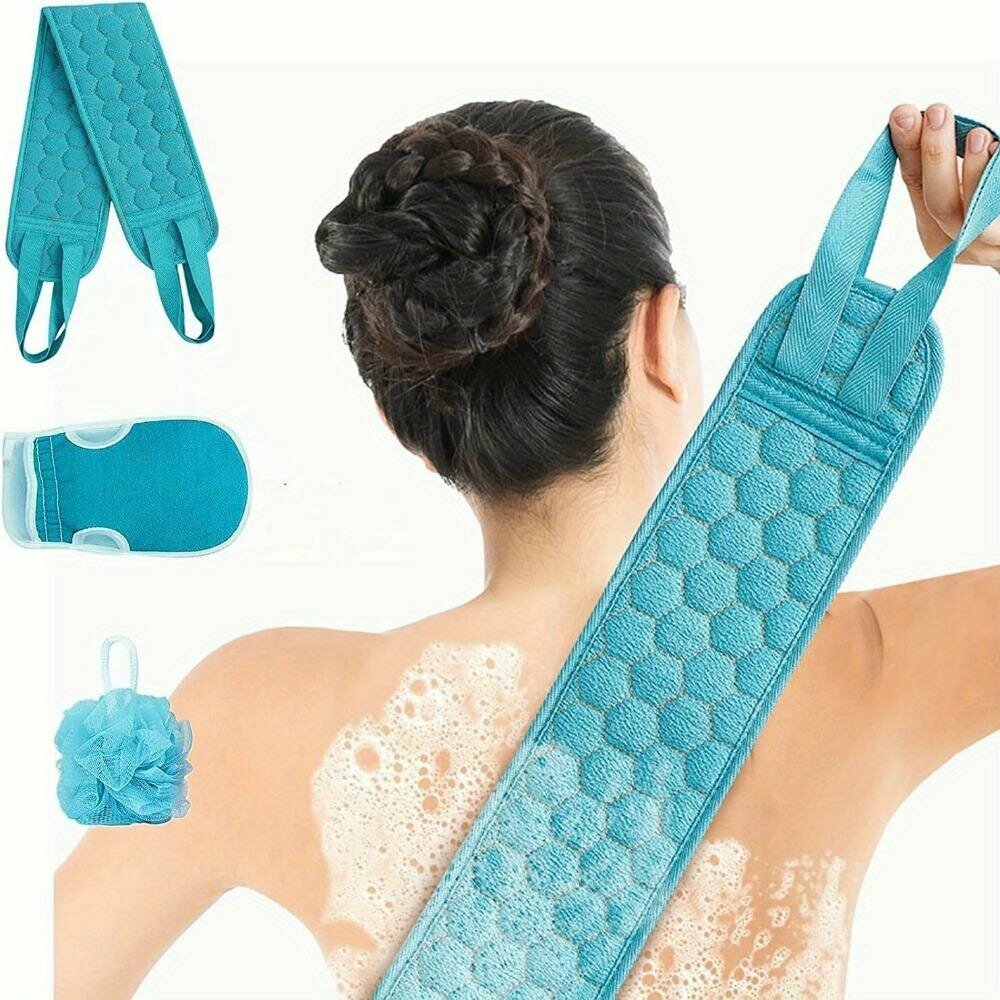 Набор Для Купания С Губкой Для Ванны (комплект Из Трех Частей)