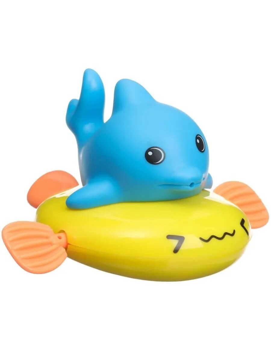 Заводная игрушка для ванны с дельфином