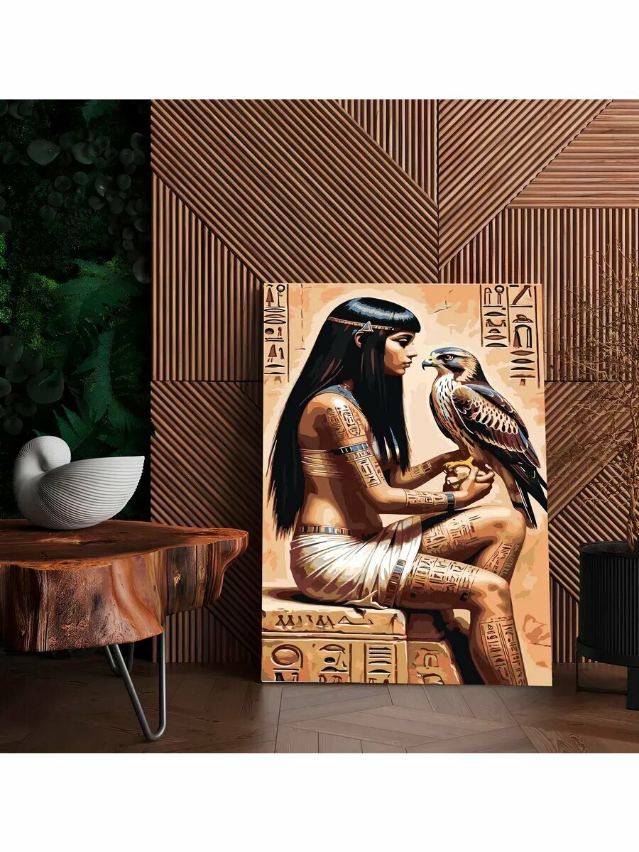 Картина по номерам Египет-Девушка-Мифология-Клеопатра