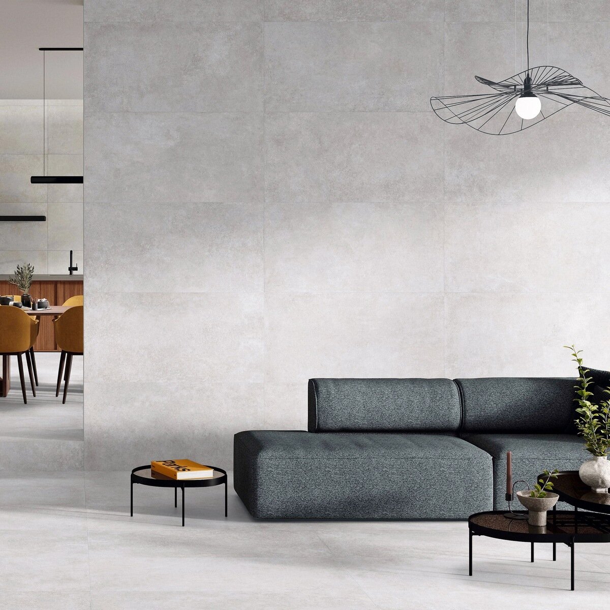 Керамогранит STN Ceramica Feroe Pearl Matt 60x120 N30142 бетон матовая Износостойкая, Морозостойкая, морозостойкая