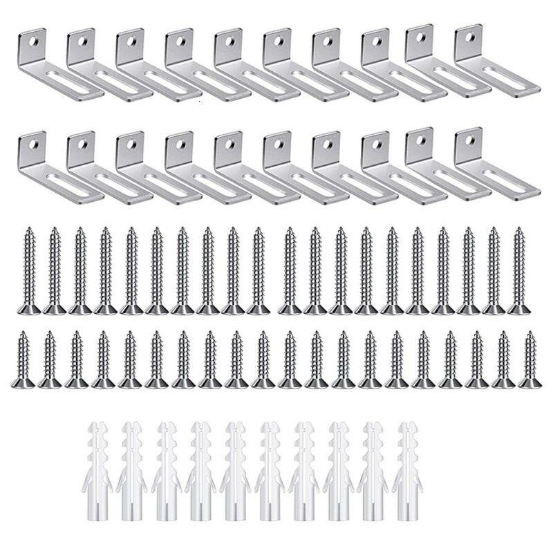 Набор металлических кронштейнов для крепления доски