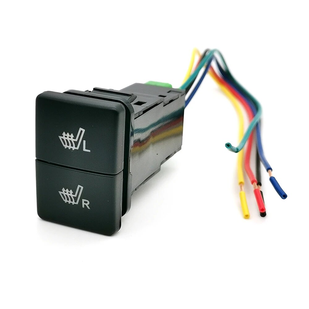 1 шт. зеленый/красный автомобильный светодиодный противотуманный фонарь с Left Right Seat heat