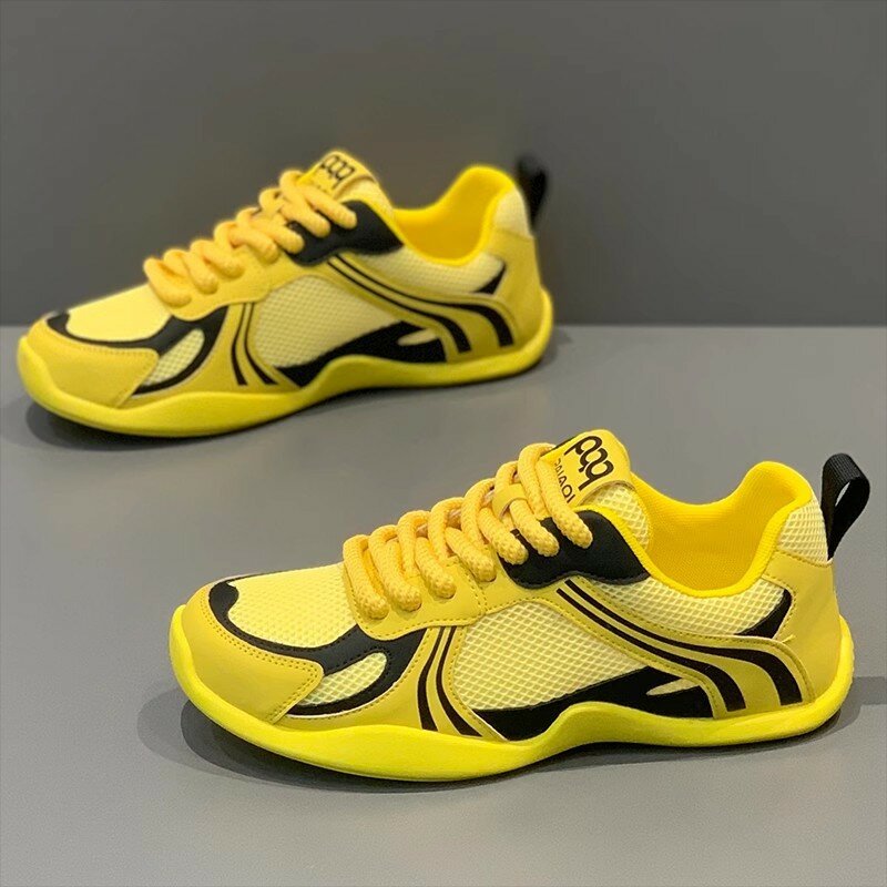 JYL Мартенсы Мужчины Осень Горы Антискользящие Увеличенная Подошва/Yellow