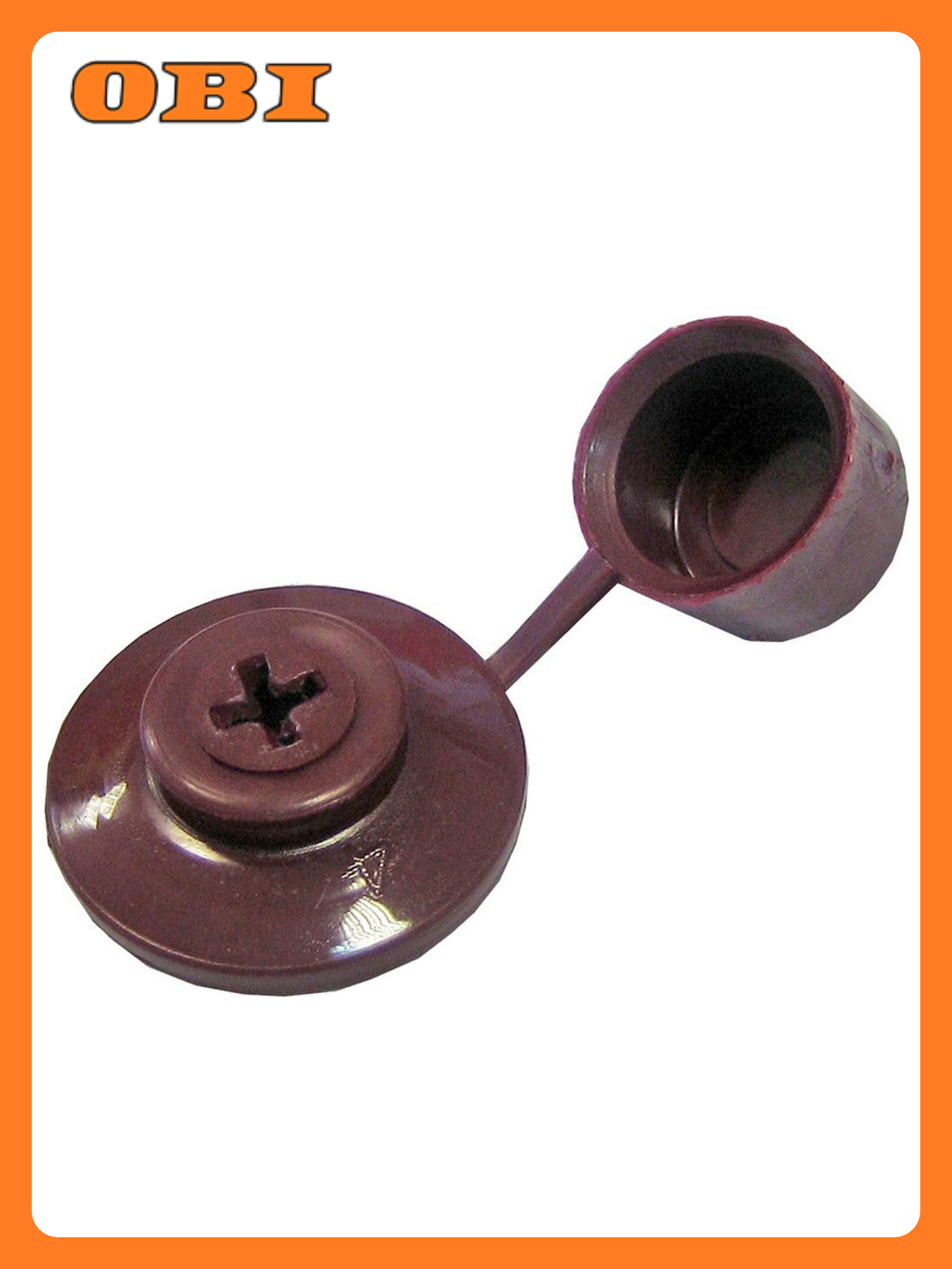 Шляпка Tech-KREP Стройбат, для шиферных гвоздей, 8,5x20 мм, 20 штук, красная