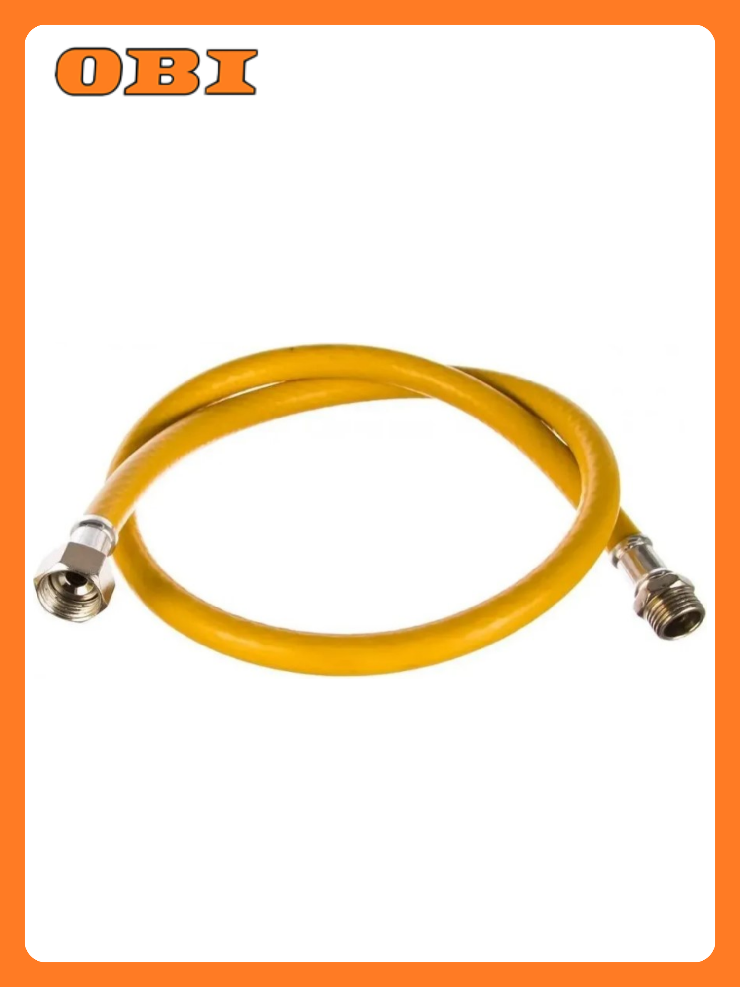 Подводка Elka ГШ, ПВХ, для газа, 100см, 1/2", гибкая, диэлектрик