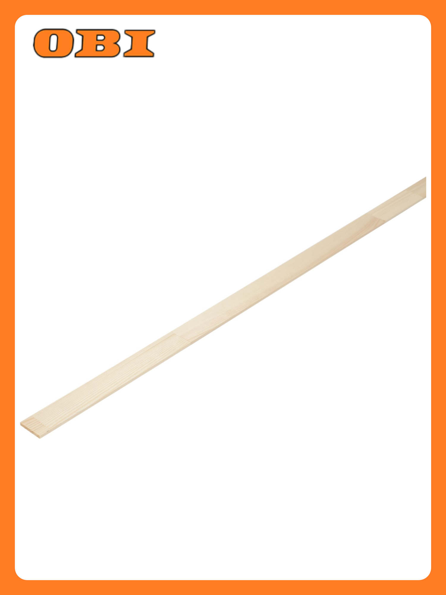 Рейка Радовицкий ДОК, сорт Экстра, 2400х40х5 мм, сращенная, бежевая