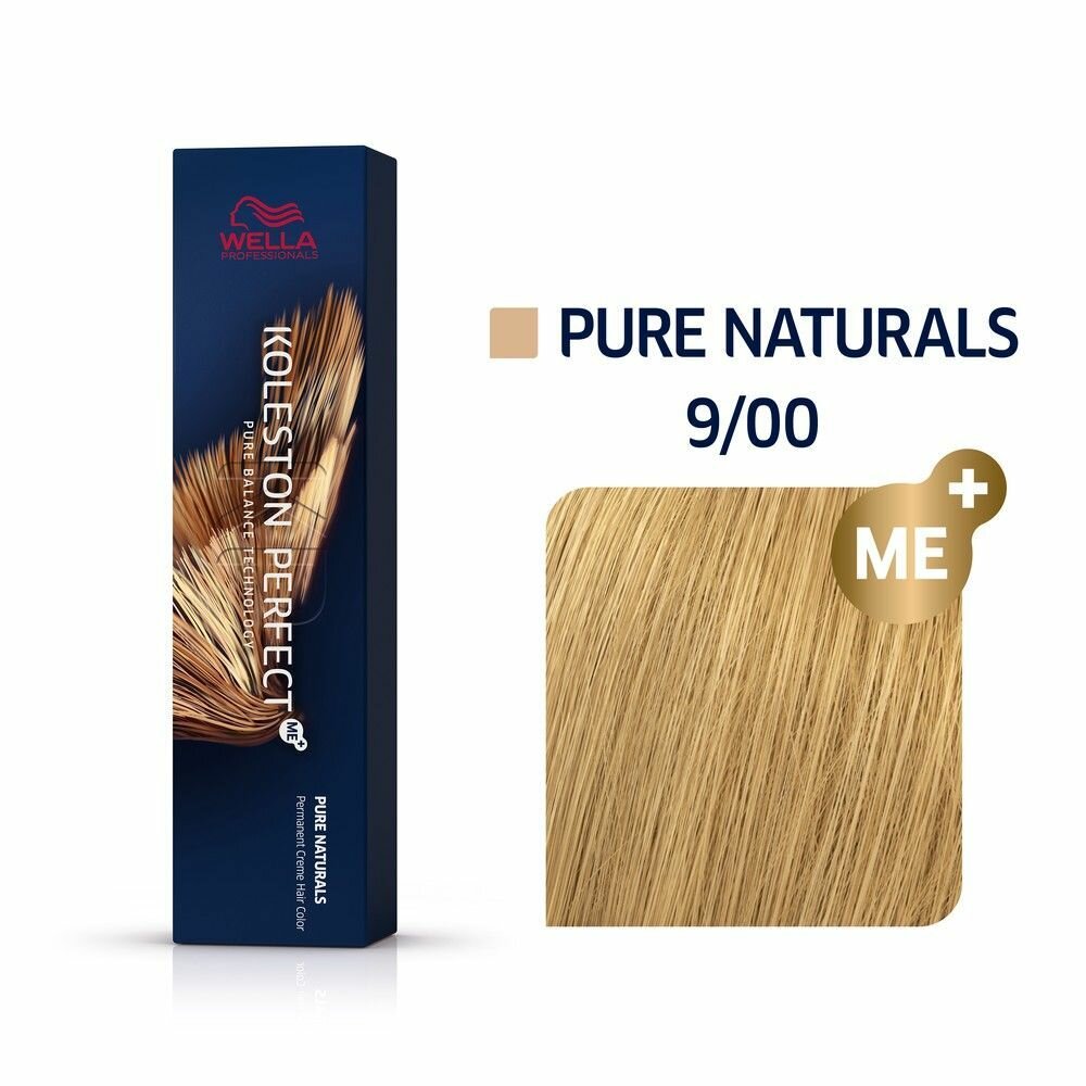Стойкая краска для волос Wella Professionals Koleston Perfect, 9/00, блонд, 60мл