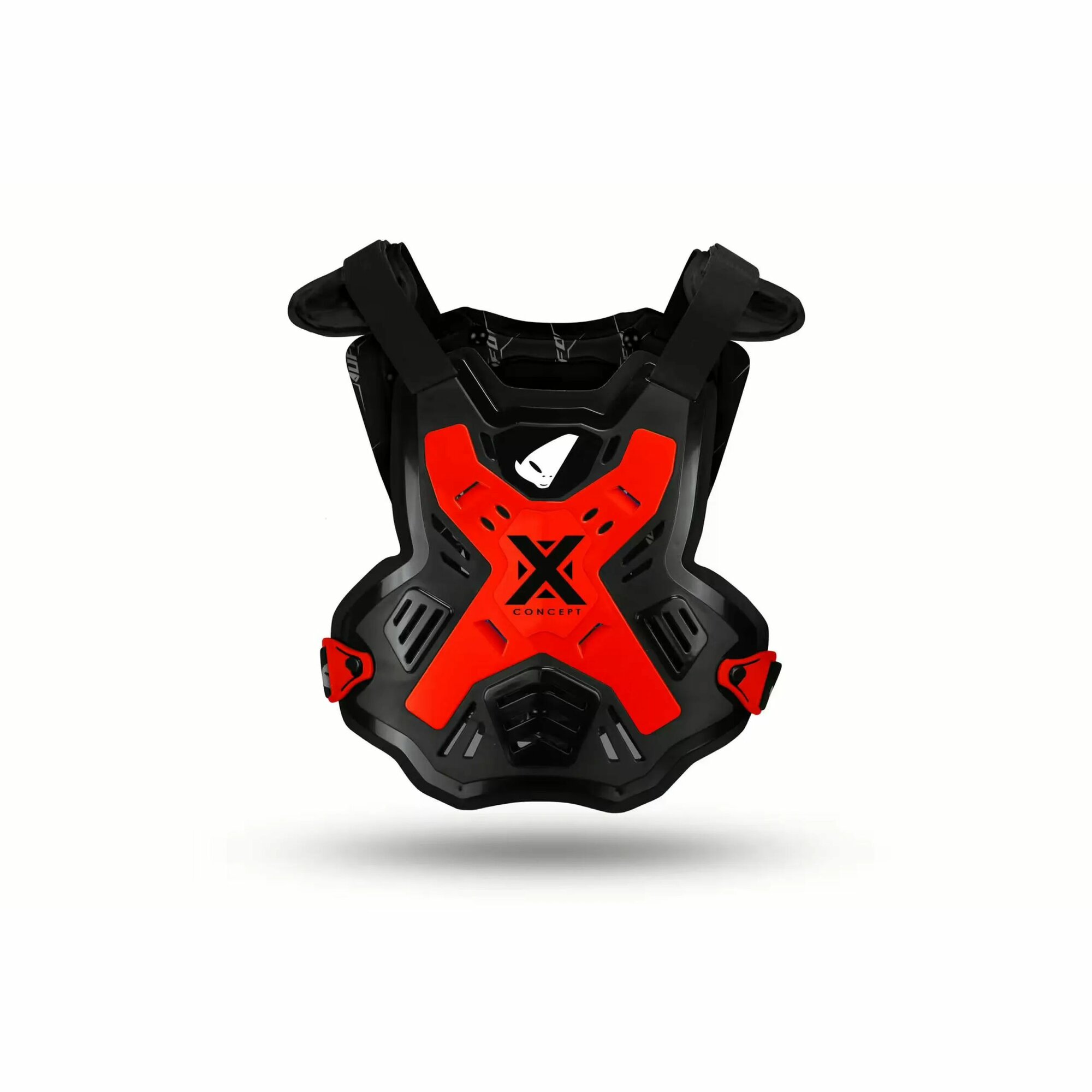 Защита панцирь UFO X-CONCEPT CHEST PROTECTOR (без плеч) 2025, Black/Red, OS