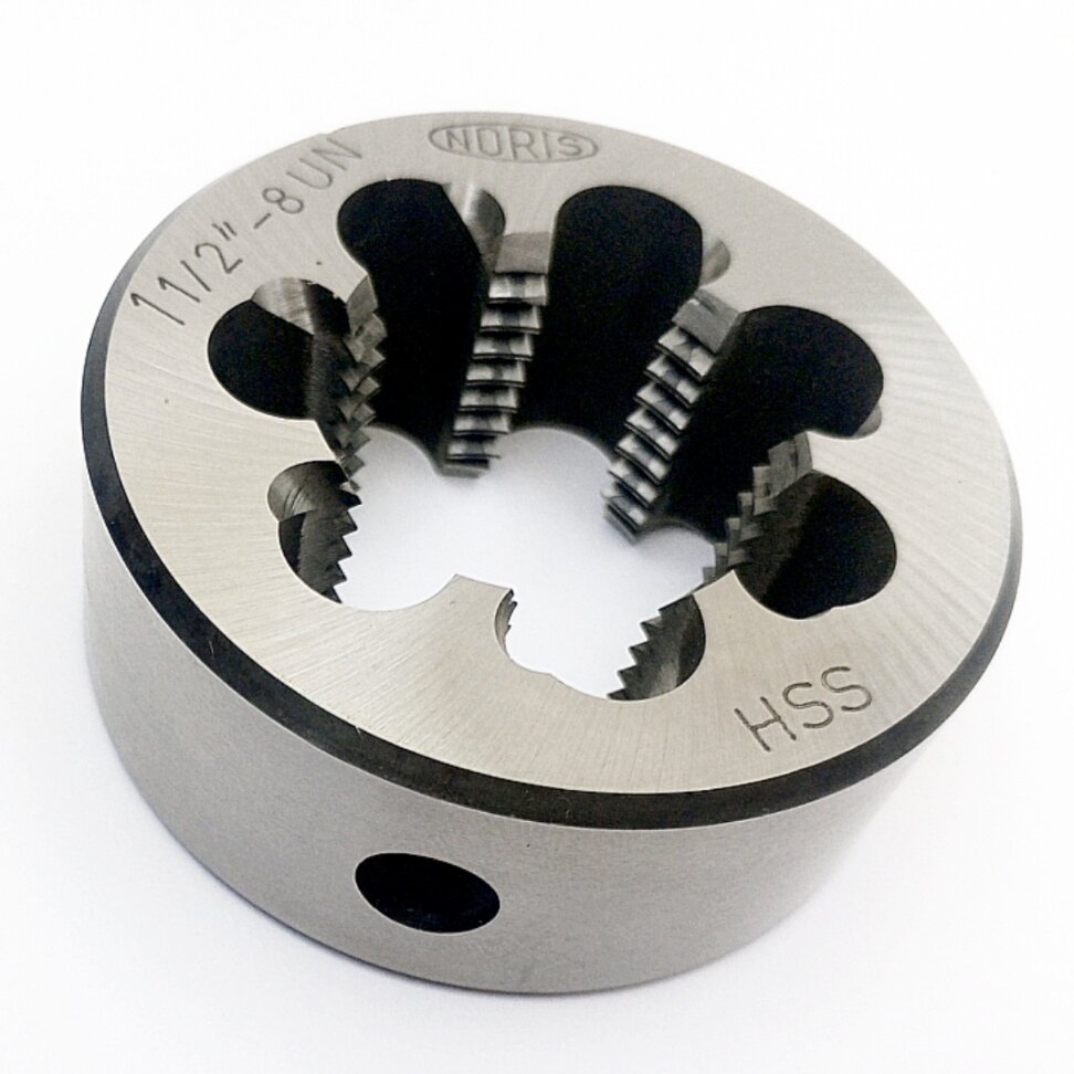 Плашка дюймовая унифицированная 1 1/2"-8UN 60° HSS