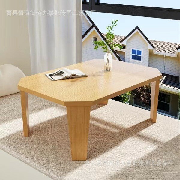 Открытый простой складной стол, бытовой, маленькая квартира, гостиная, журнальный столик, приемный стол, балкон, эркер, столик для сидения, индивидуальный заказ