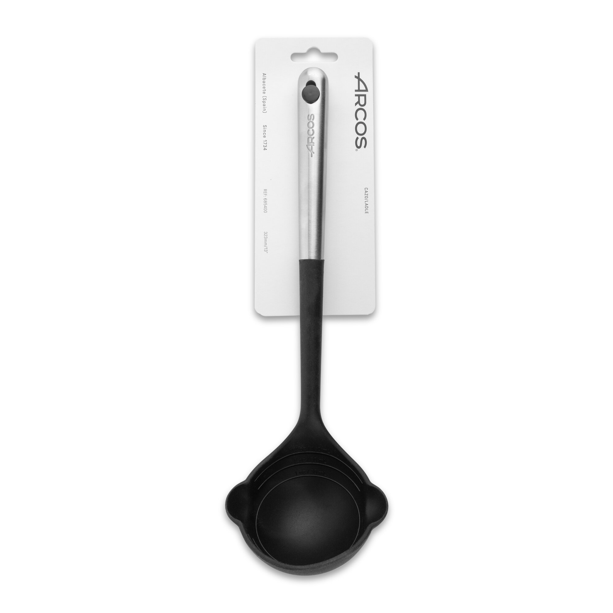 Половник Arcos Kitchen gadgets 32см, нержавеющая сталь, силикон