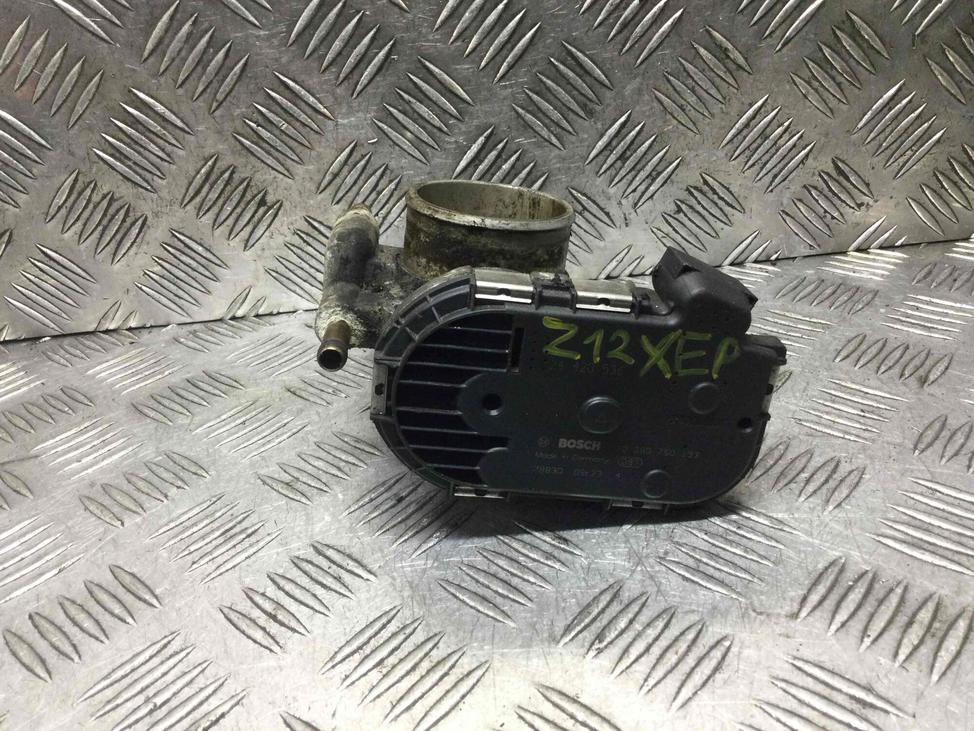 Б/У Заслонка дроссельная Opel Corsa C [рестайлинг] (2003-2006) 2007 г.