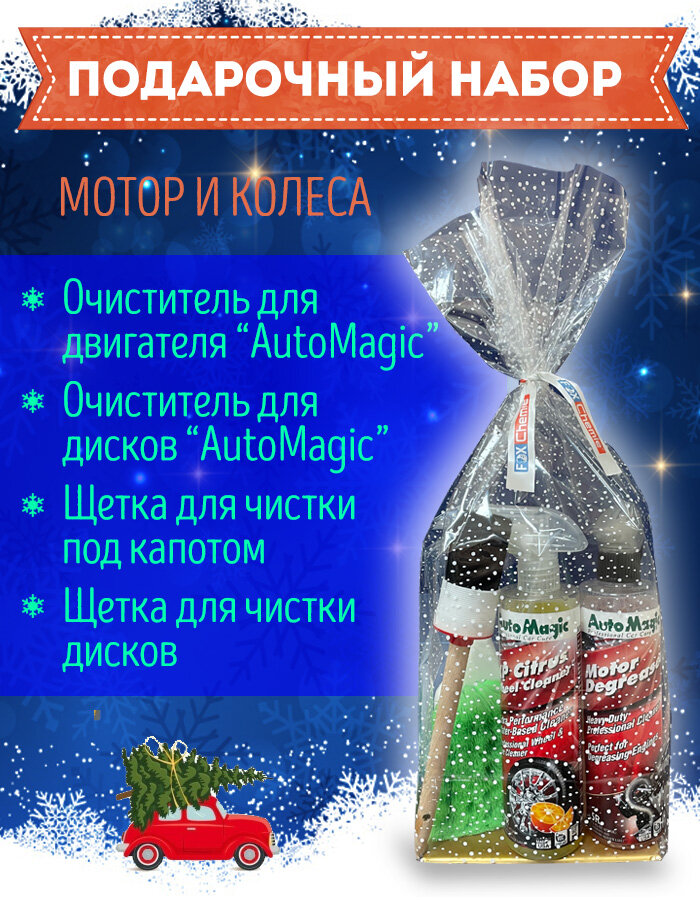 Подарочный набор автомобилиста, набор автохимии, набор из 5 штук Fox Chemie
