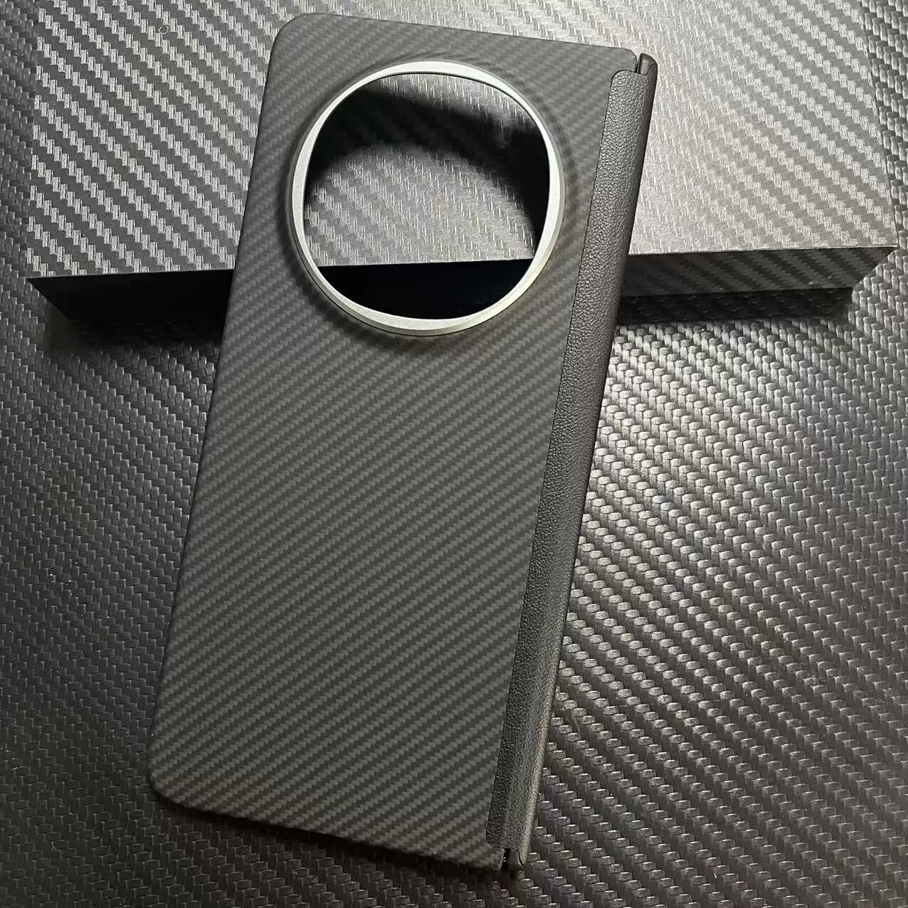 OPPO Find N3 черно-серый тонкий рисунок металлическая рамка комплект магнитная задняя крышка с мини-пленкой для N3