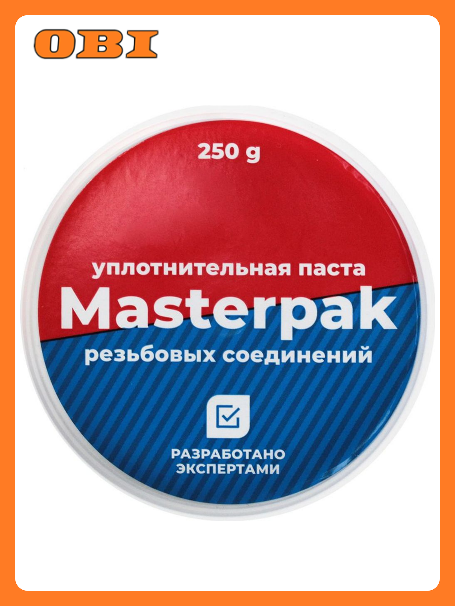 Уплотнительная паста Masterprof Masterpak, для резьбовых соединений, 250г