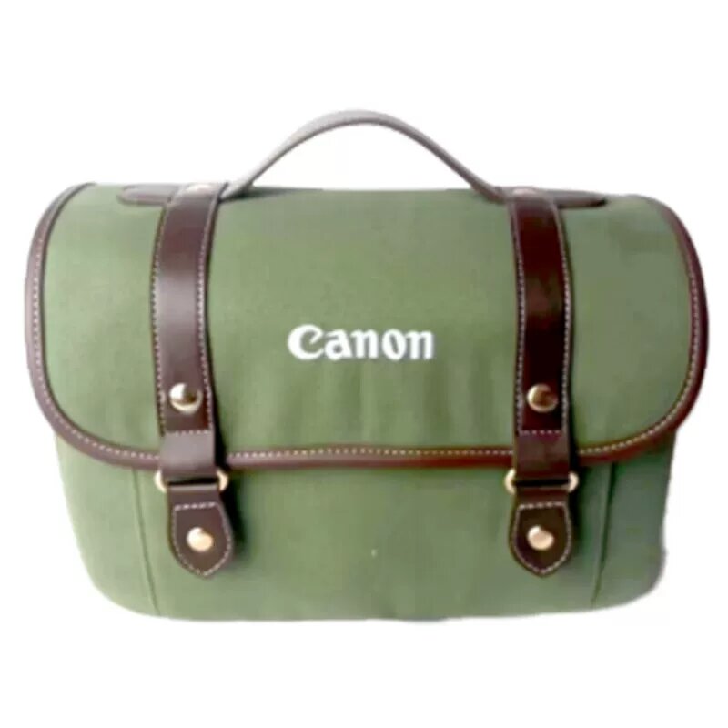 Сумка-портфель для фотоаппаратов Canon R6 Mark II R8 R7 R10 R50 90D 850D R5 m50 200D, водонепроницаемая, хаки,