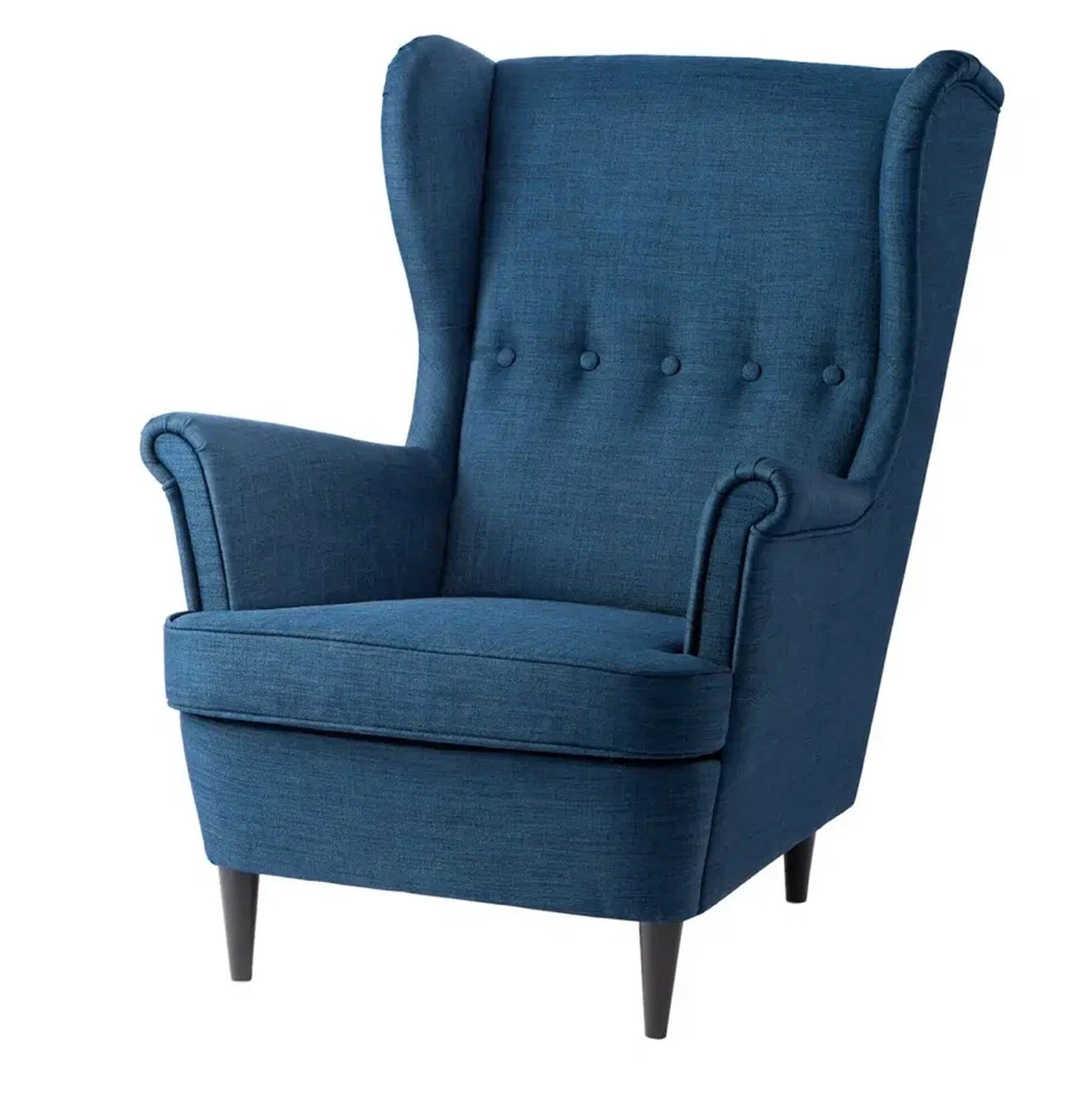 Кресло икеа "Страндмон", с подлокотниками, спальное место 27х57 см