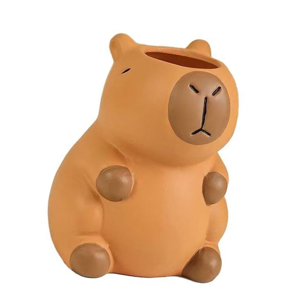 Настольный Органайзер для ручек в форме животного, Настольная Подставка для ручек, Декоративная Эмалированная Резиновая Подставка для ручек,