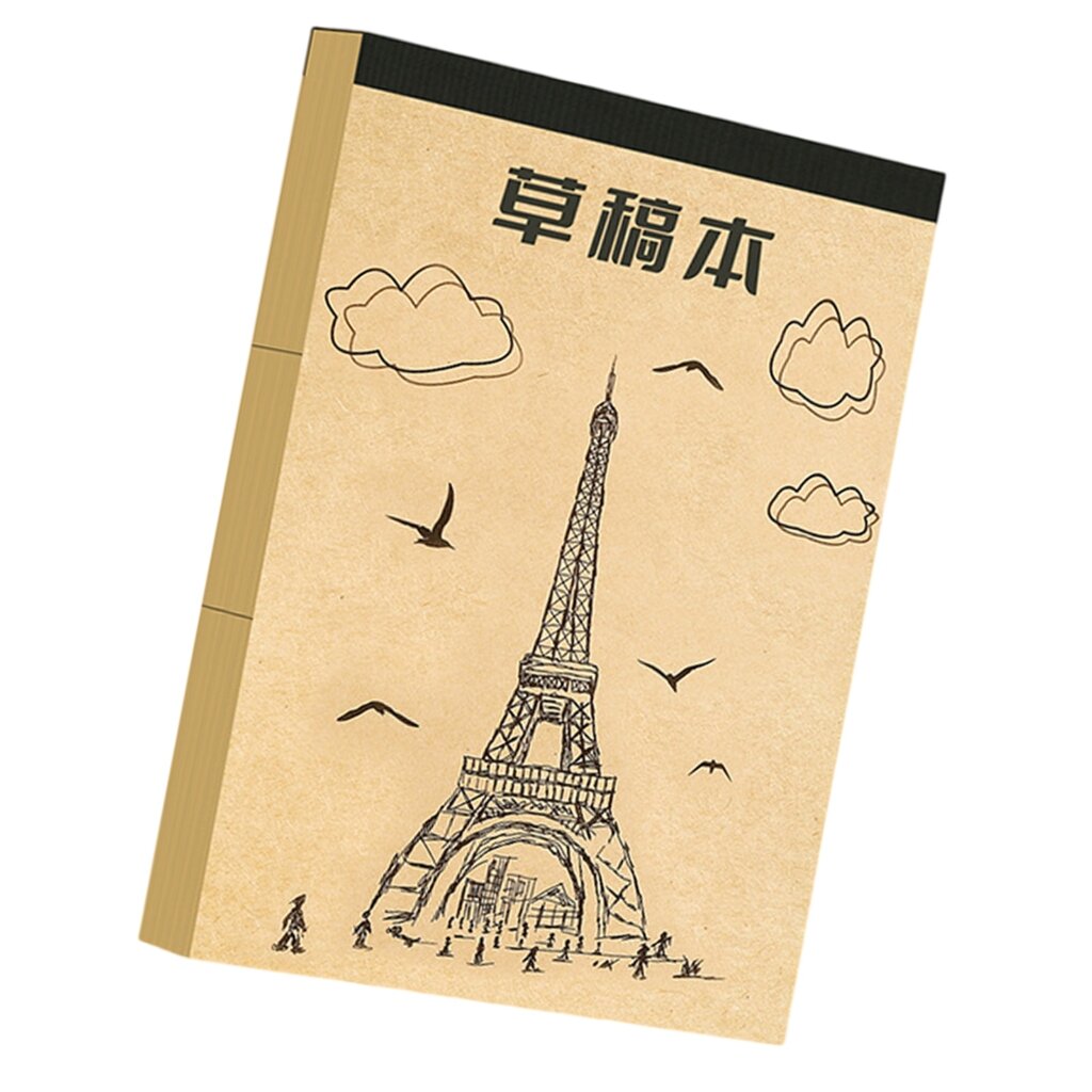 Портативный графический планшет для художников с плотной бумагой, подходящей для рисования акварелью и карандашом.