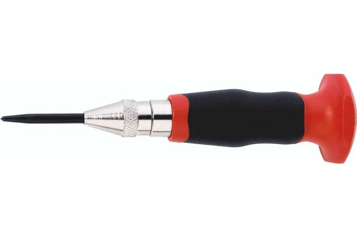 Кернер автоматический c протектором, RENNSTEIG наконечник Ø 4.0 мм, корпус Ø 14 мм, с регулировкой силы удара 60 - 130 Н, 125 мм