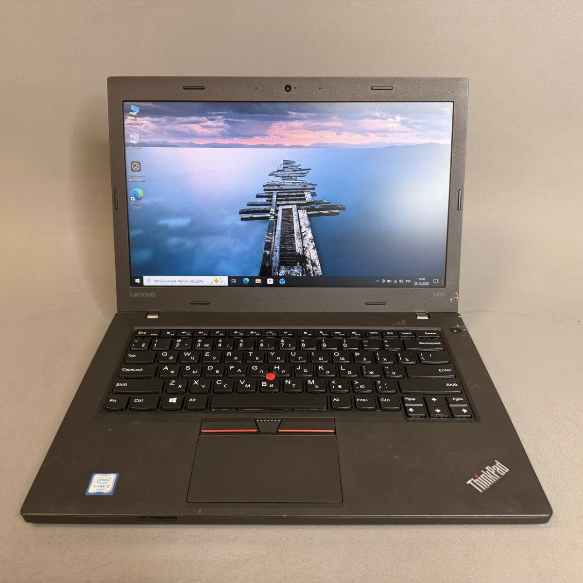 14'' FHD Ноутбук Lenovo ThinkPad L470 черный
