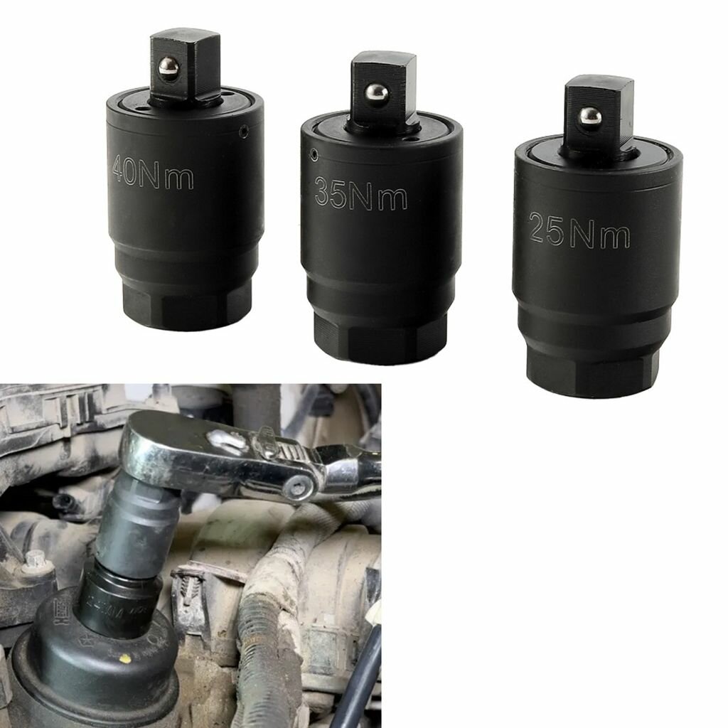 Торцевой адаптер для ключа 3/8 дюйма, - 40NM