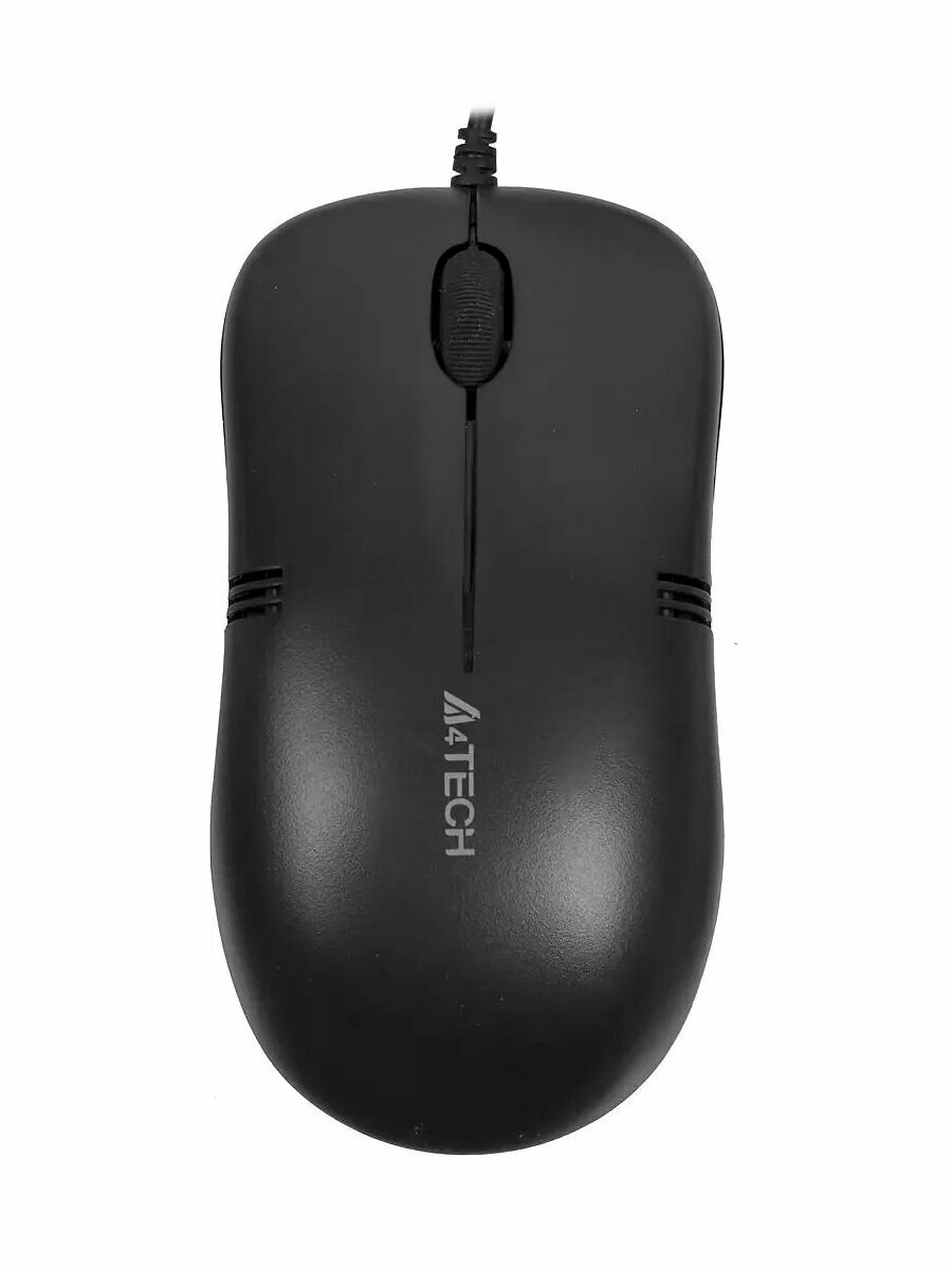 Мышь A4Tech "OP-560NU", проводная, с колесом прокрутки, универсальная, 1 программируемая клавиша