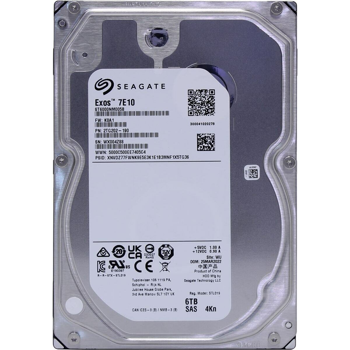 Seagate Exos 7E10 ST6000NM005B