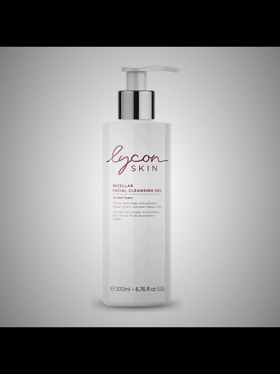 LYCON SKIN Micellar Facial Cleansing Gel, Мицеллярный гель для умывания 200 мл