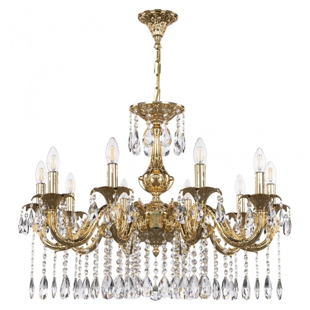 AL79101/10/250 A G Люстра с хрустальными подвесками Bohemia Ivele Crystal, Al7901