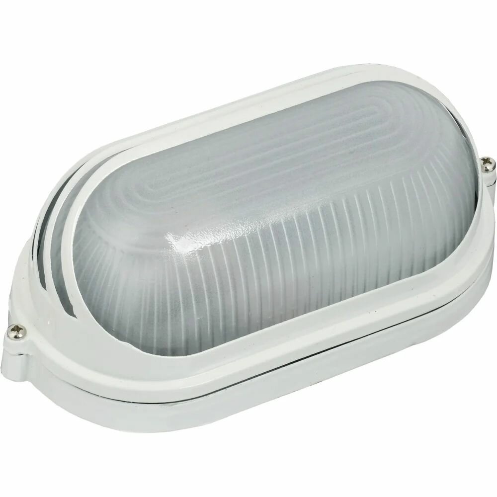 Светильник IEK НПП/НПБ, 1407, белый, овал, ресничка, 60Вт, IP54, ИЭК LNPP0-1407-1-060-K01