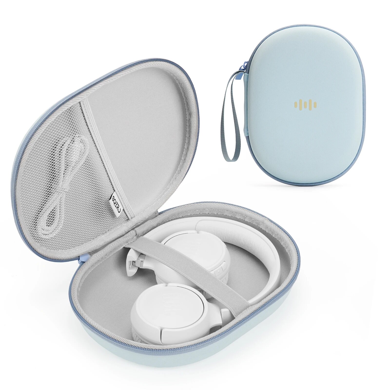 Жесткий чехол для наушников Blue JBL Tune 510/520BT