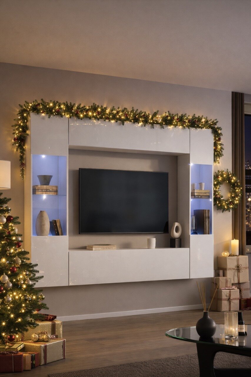 Гостиная №18 Поинт Белый глянец