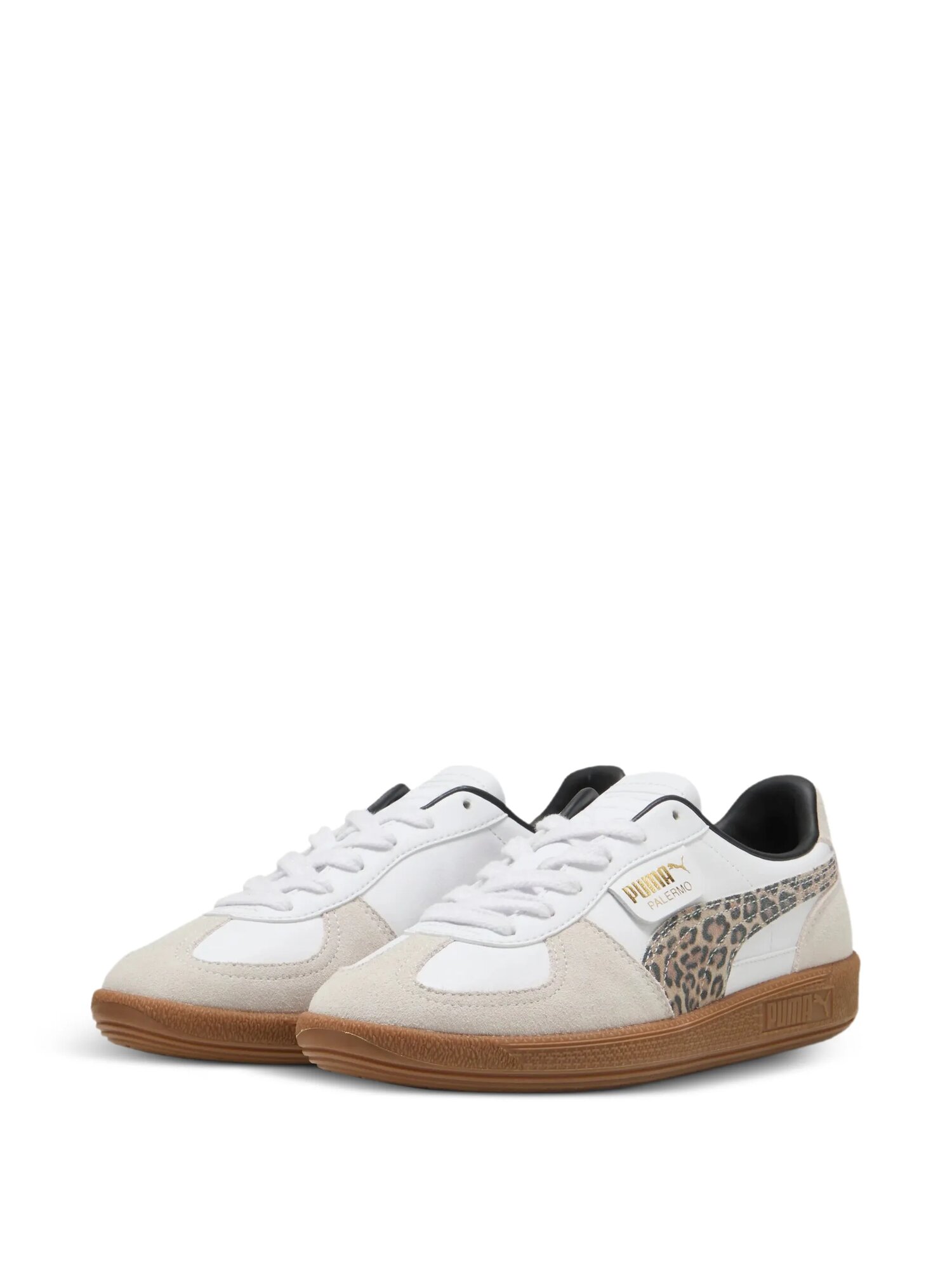 Кроссовки PUMA Palermo, размер 10.5 US, бежевый/белый — фото 1