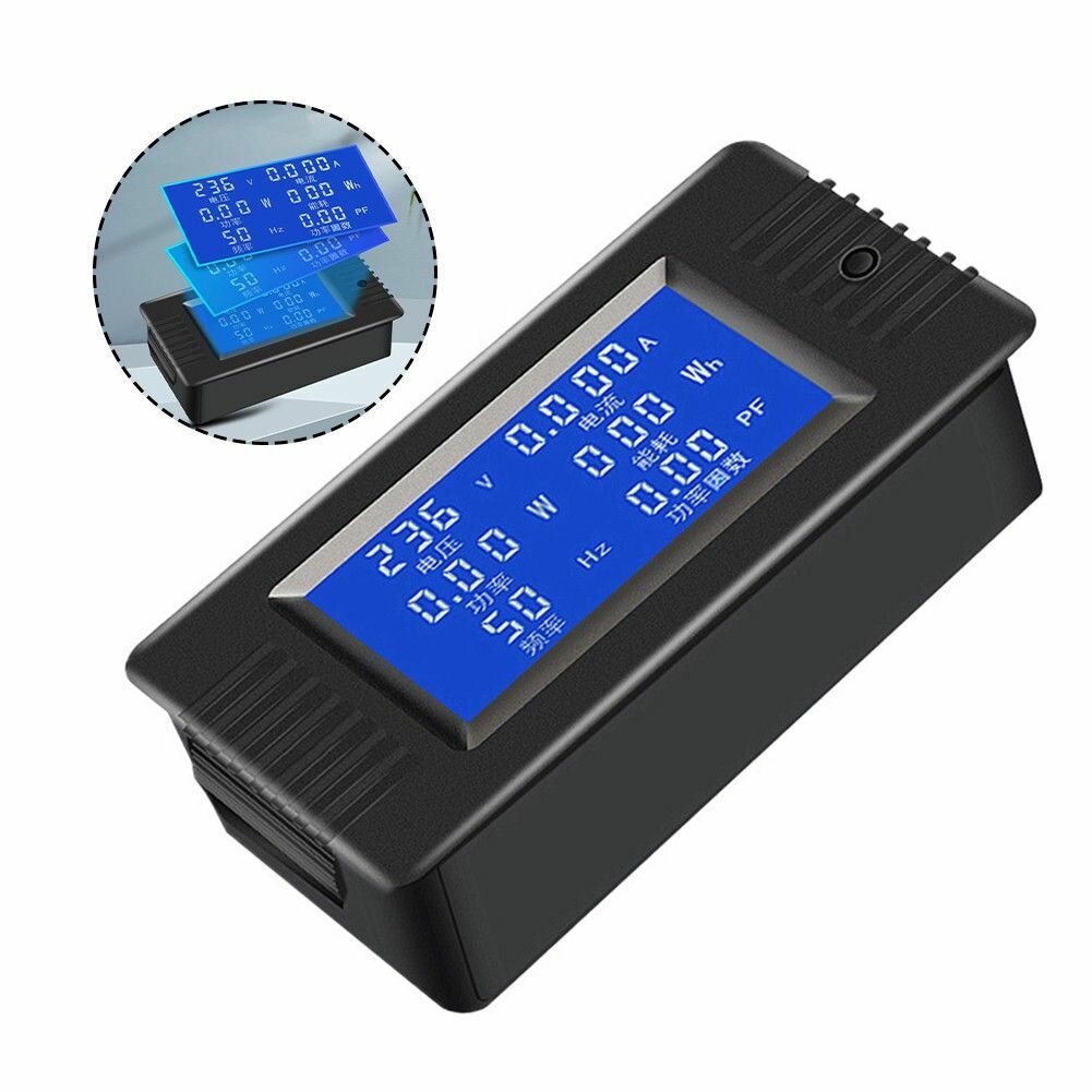 OZ-URJSH Многофункциональный детектор мощности переменного тока с цифровым дисплеем, напряжением, током, мощностью