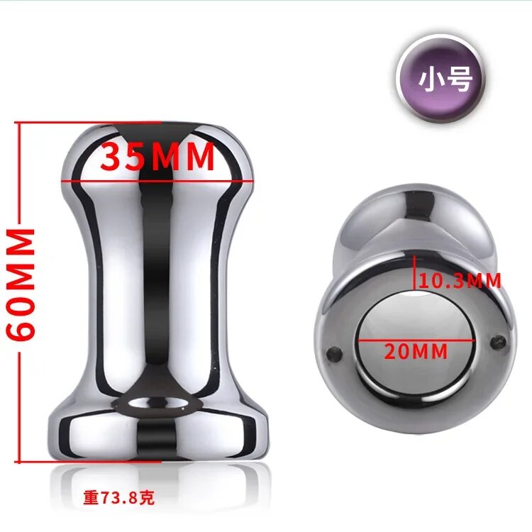 Анальные игрушки для пар, анальные игрушки для взрослых, металлическая пробка для анального S