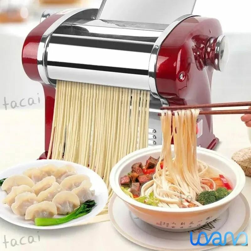 Тестораскатка лапшерезка электрическая настольная с одним ножом-