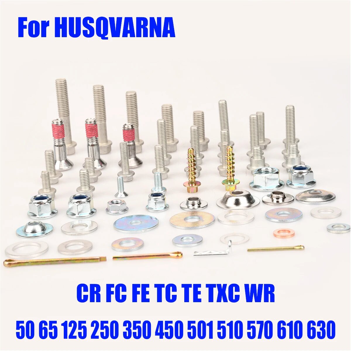 Комплект болтов обтекателя крыла мотоцикла для HUSQVARNA CR FC FE TC TE TXC WR 50 65 125 250 350 450 501 510 570 610 630