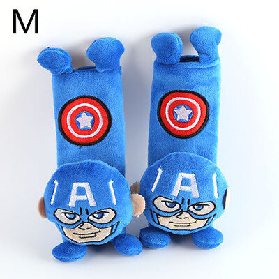 Чехол для ремня безопасности в японском стиле Shin-chan Cinnamoroll Stitch, плечевой ремень, детский автомобильный интерьер, плюшевый плечевой подушка для ремня безопасности