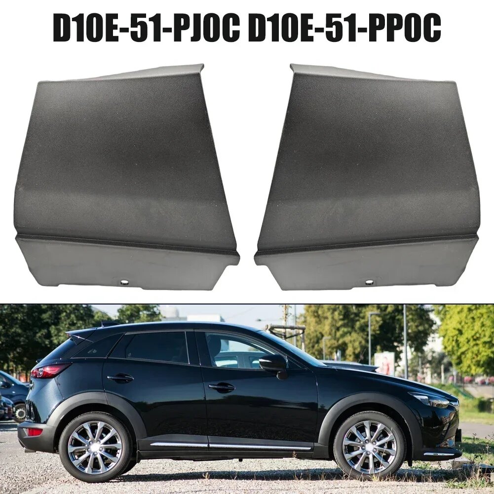 2x накладка на крыло автомобиля, правая и левая для Mazda CX-3 2016-2021 D10E-51-PJ0C D10E-51-PP0C, накладка на переднее нижнее крыло, нижнее молдинг, пластик